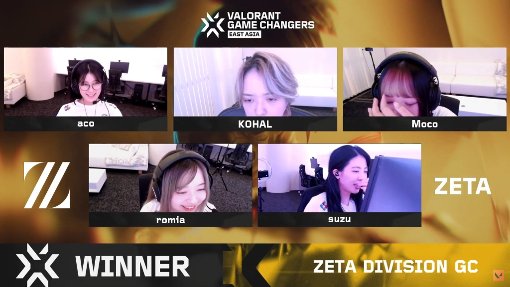【速報】2023 VALORANT Game Changers East Asia Day1 ASEO vs ZETA DIVISION GC ...