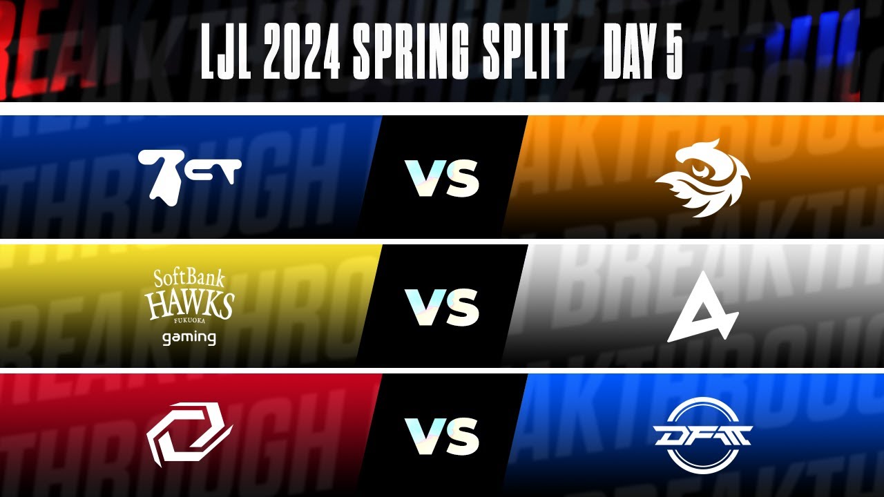 【LOL】「LJL 2024 Spring Split」Day5結果まとめ｜3位以下の順位争いに変化の兆し - eスポーツニュースジャパン 「eスポ」